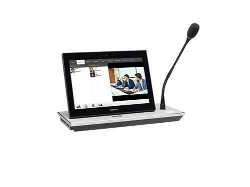 Televic uniCOS T/MM10 Poste à poser avec écran tactile inclinable | IRIS Connect